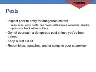 Confined Spaces Safety Training for Pest Control | PPT