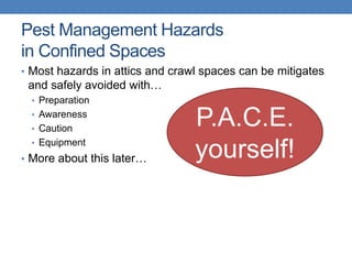 Confined Spaces Safety Training for Pest Control | PPT