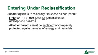 Complying with OSHA's Regulations for Permit-Required Confined Space ...