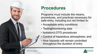 Complying with OSHA's Regulations for Permit-Required Confined Space ...