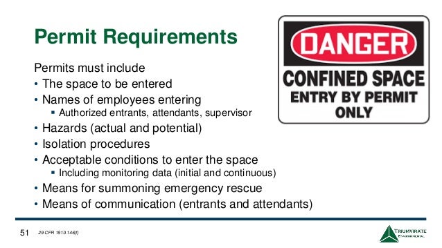 Complying with OSHA's Regulations for Permit-Required Confined Space