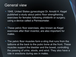 Effective kegel exercise | PPTX