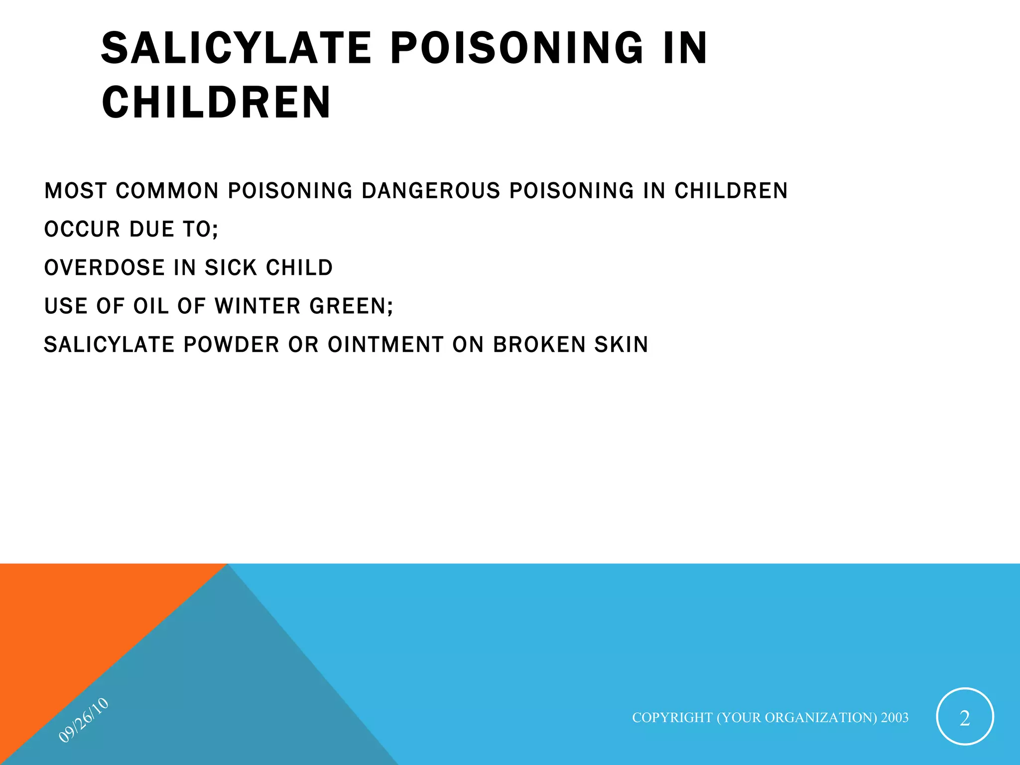 salicylate poisoning by dr praythiesh bruce mbbs | PPT