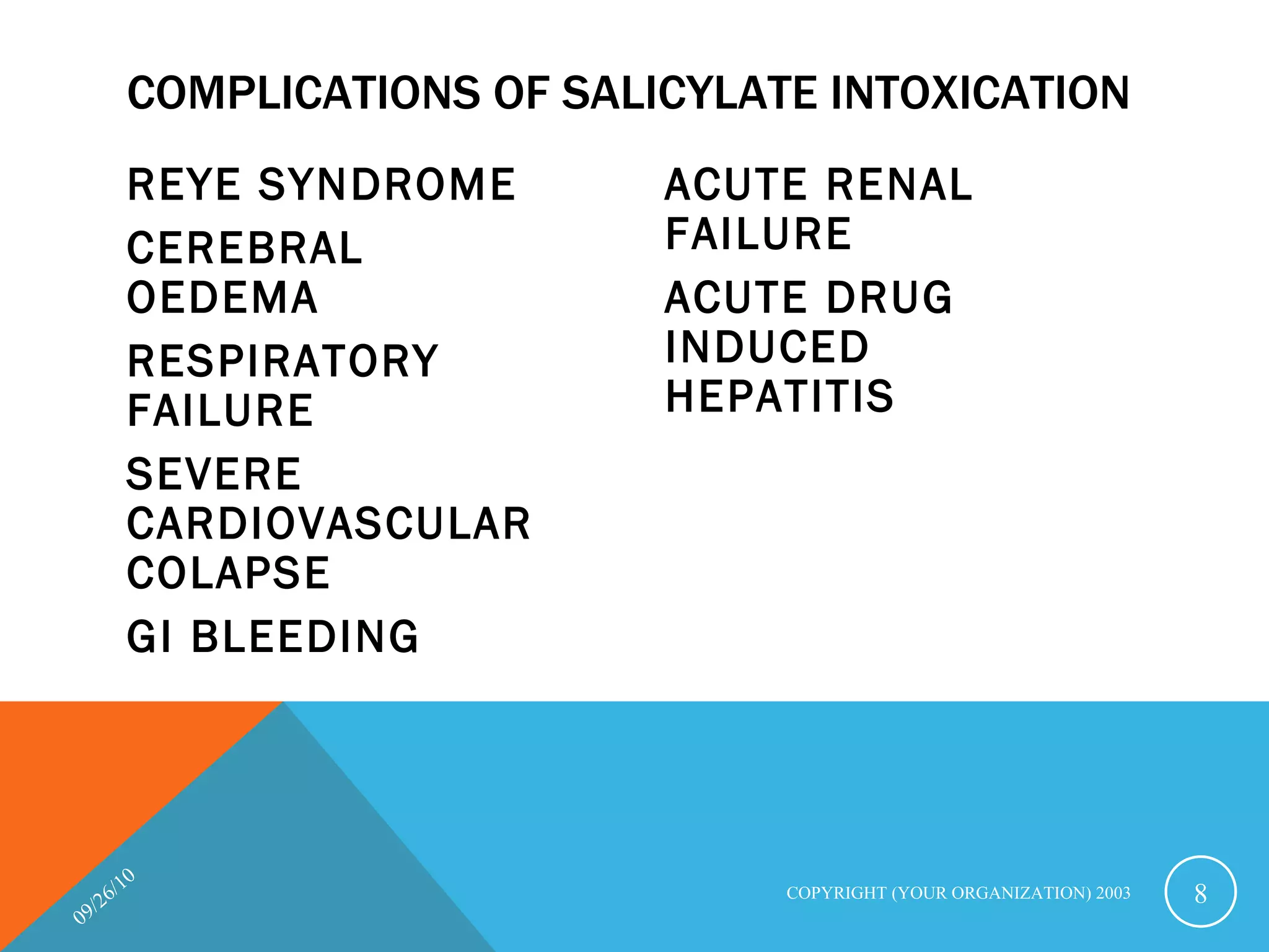 salicylate poisoning by dr praythiesh bruce mbbs | PPT