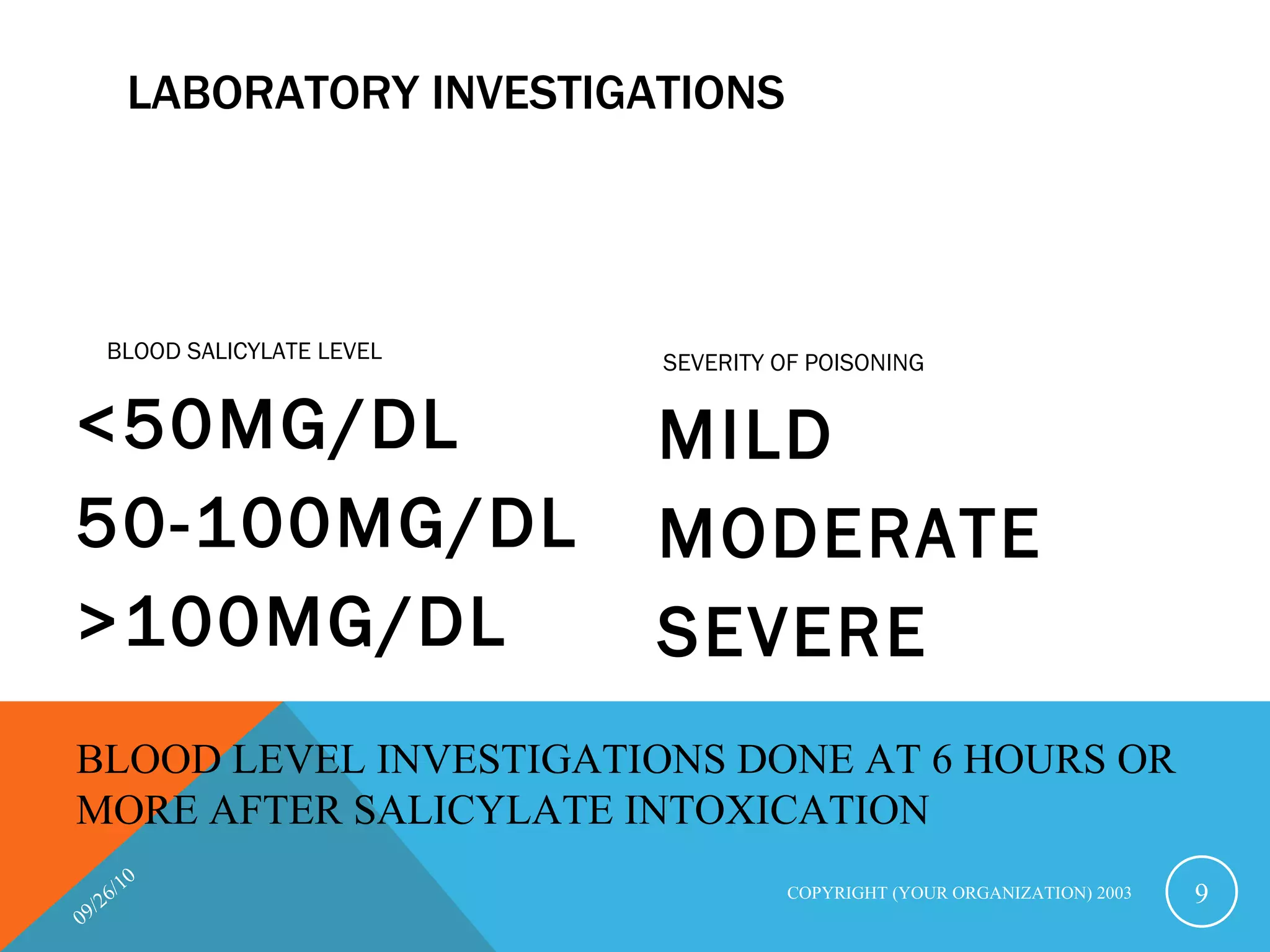 salicylate poisoning by dr praythiesh bruce mbbs | PPT