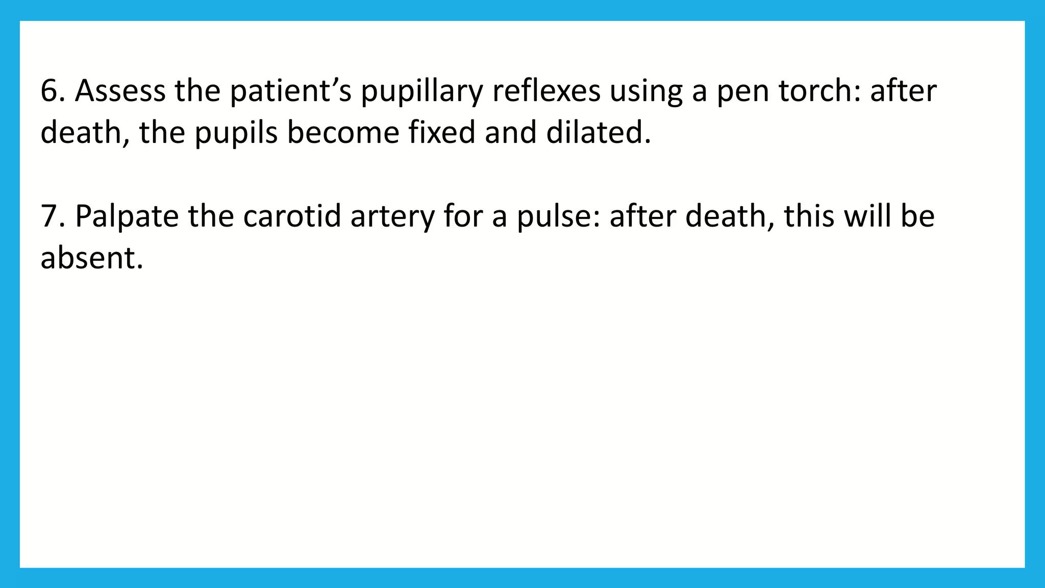 Confirm a death (medical information) -how to confirm a death ?? | PPTX