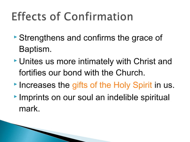 Confirmation | PPT