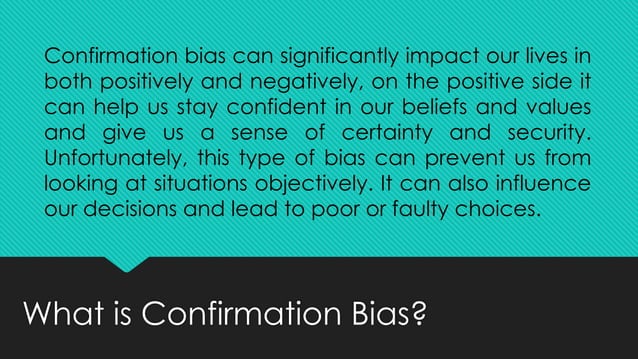 CONFIRMATION.BIAS...................pptx | Free download