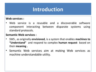 Effective Semantic Web Service Composition Framework Based on QoS | PPT