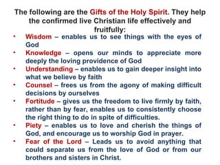 Confirmation becoming a mature christian | PPT