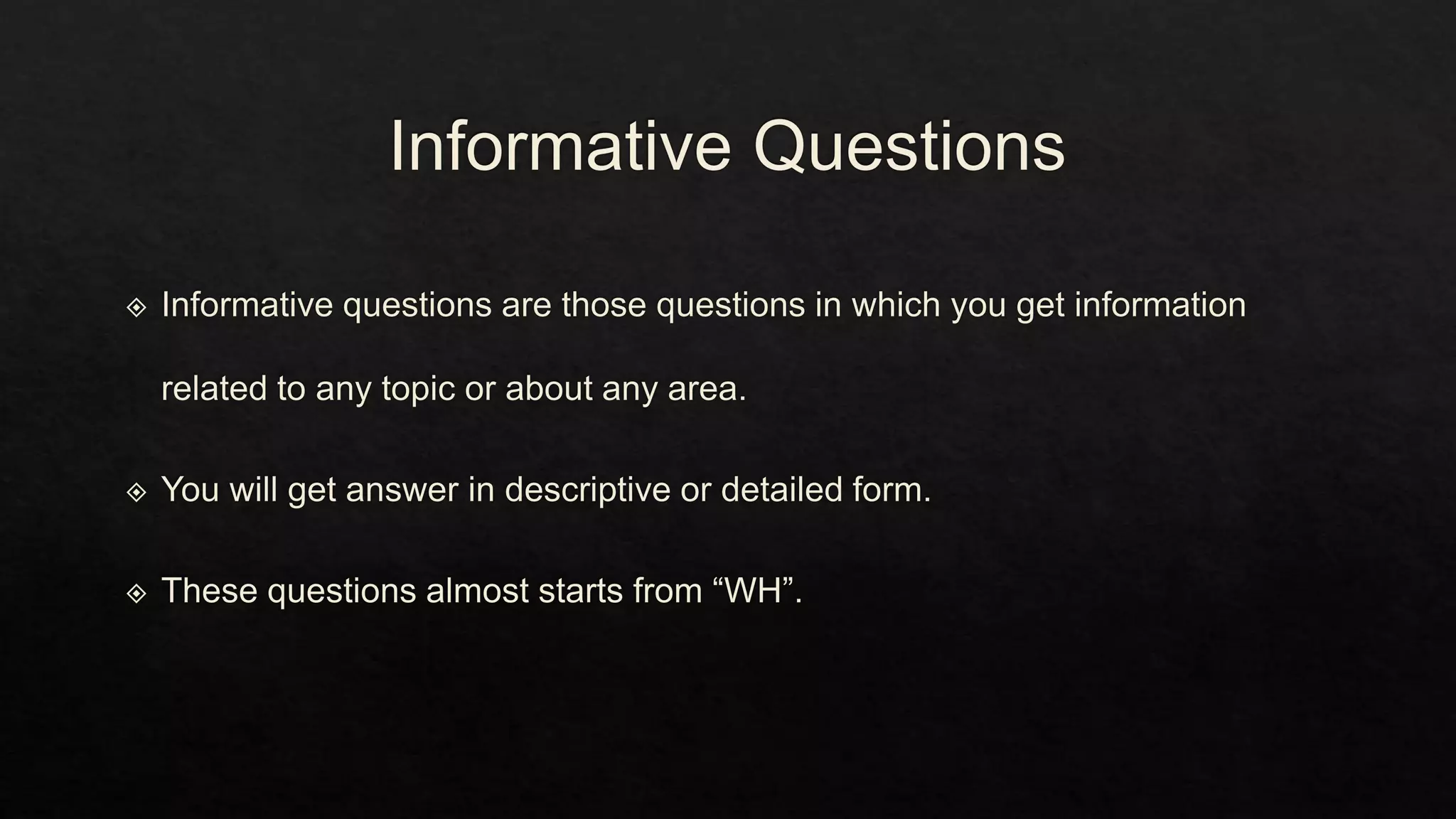 Confirmative and informative questions | PPTX