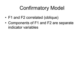 Confirmatory Factor Analysis presentatioon .ppt