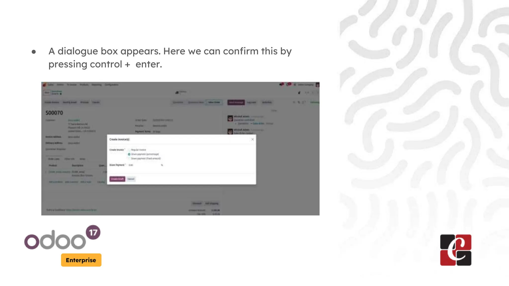 How Can We Confirm a Dialogue Box in Odoo 17 | PPTX