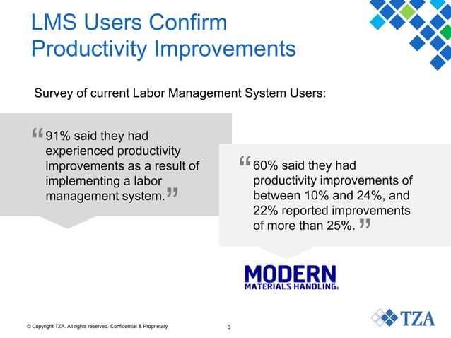 Confirming the Value of Implementing a Labor Management System | PPT