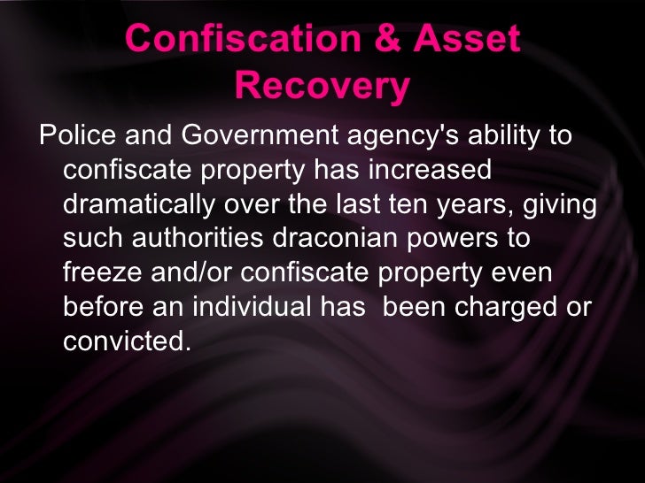 Wealth Confiscation ? | 2012 Patriot