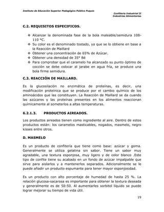 Confitería industrial Modulo I | PDF