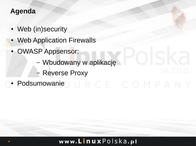 Owasp Appsensor In Action Ppt