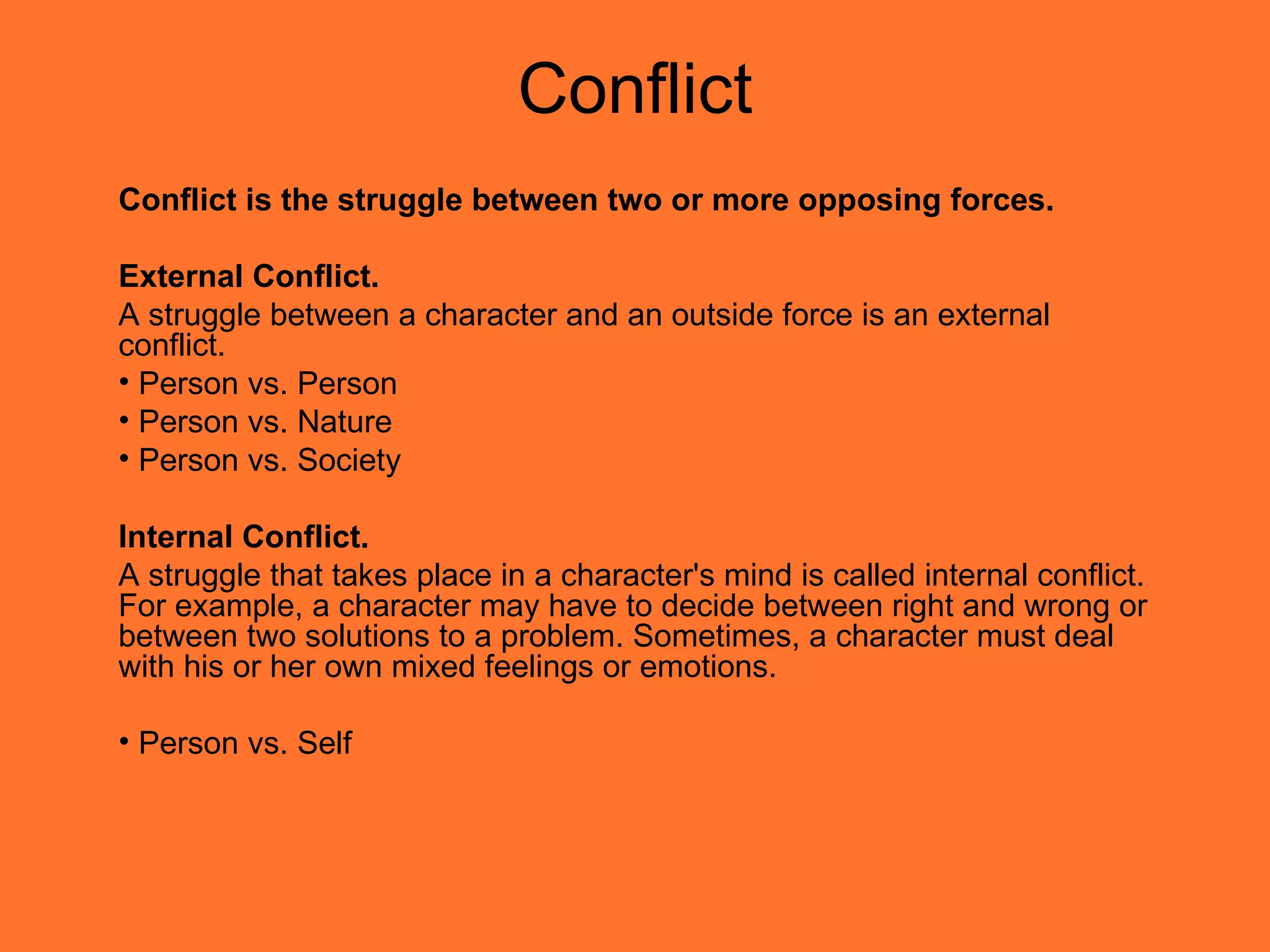 Conflict | PPT