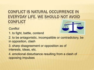Conflict | PPTX