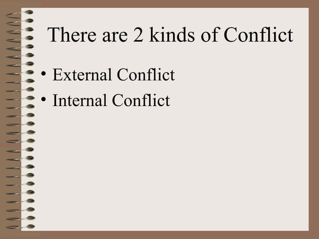 Conflict in literature | PPT