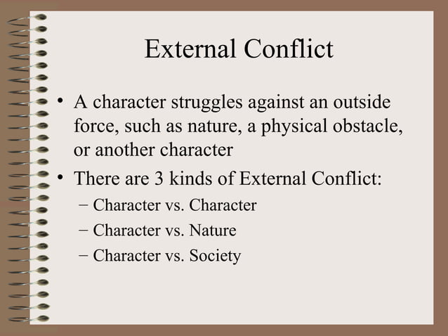 Conflict in literature | PPT