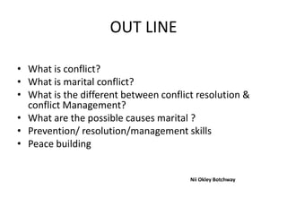 Conflict | PPTX