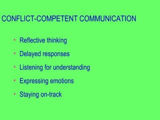 Conflict | PPT