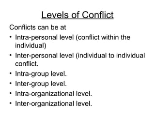 Conflict mamagement...piyush sharma DAIMSR nagpur | PPT | War and Conflicts