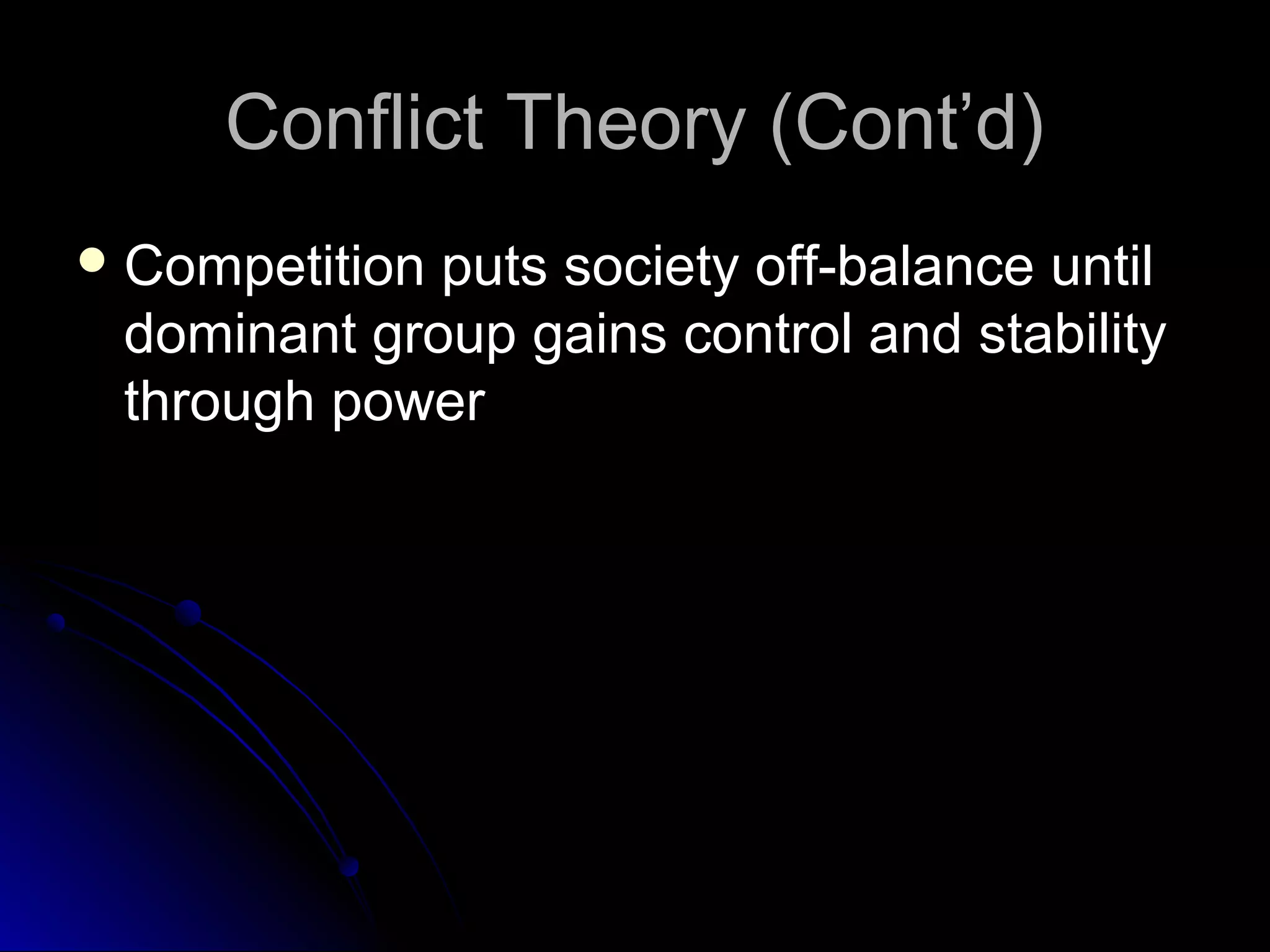 Conflict Theory | PPT