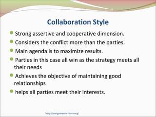 Conflict Management | PPT