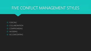 Conflict resolution | PPTX