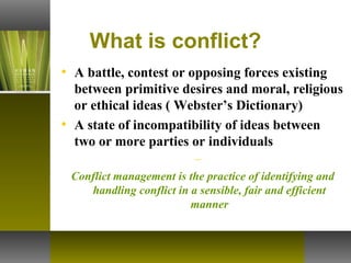 Conflict | PPT