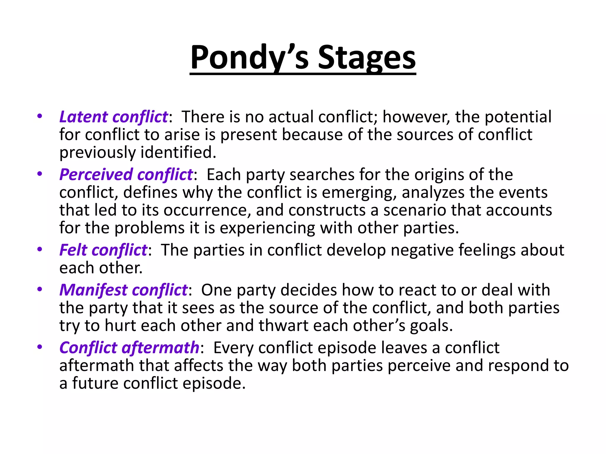 Conflict | PPTX