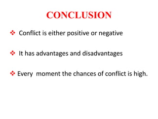 CONFLICT & CONFLICT PROCESS | PPTX
