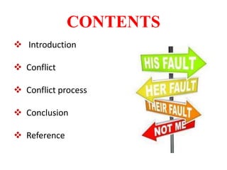 CONFLICT & CONFLICT PROCESS | PPTX