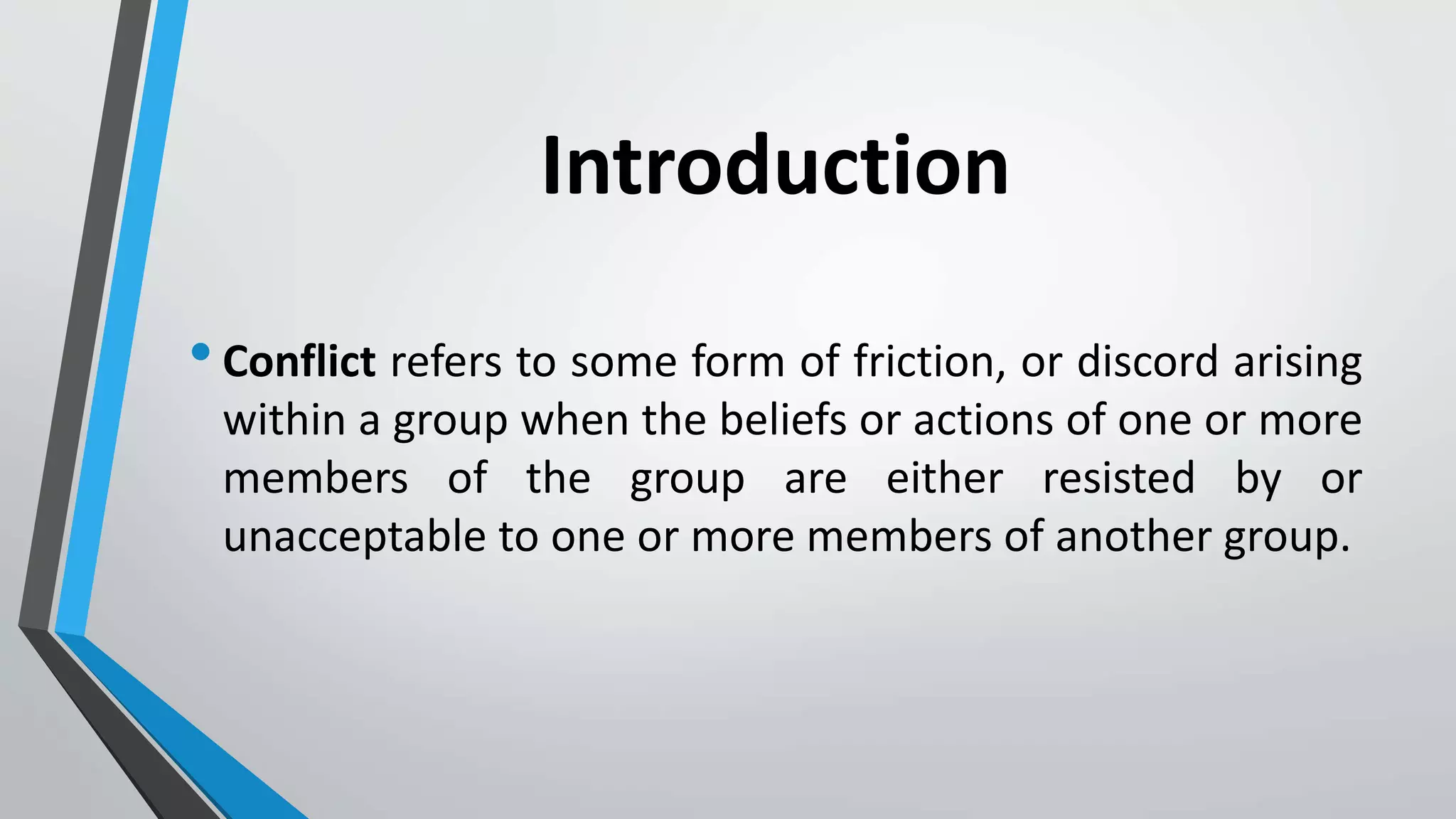 Conflict | PPTX