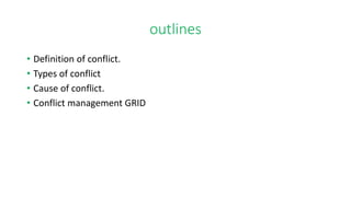 Conflict | PPT