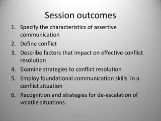 Conflict resolution | PPT