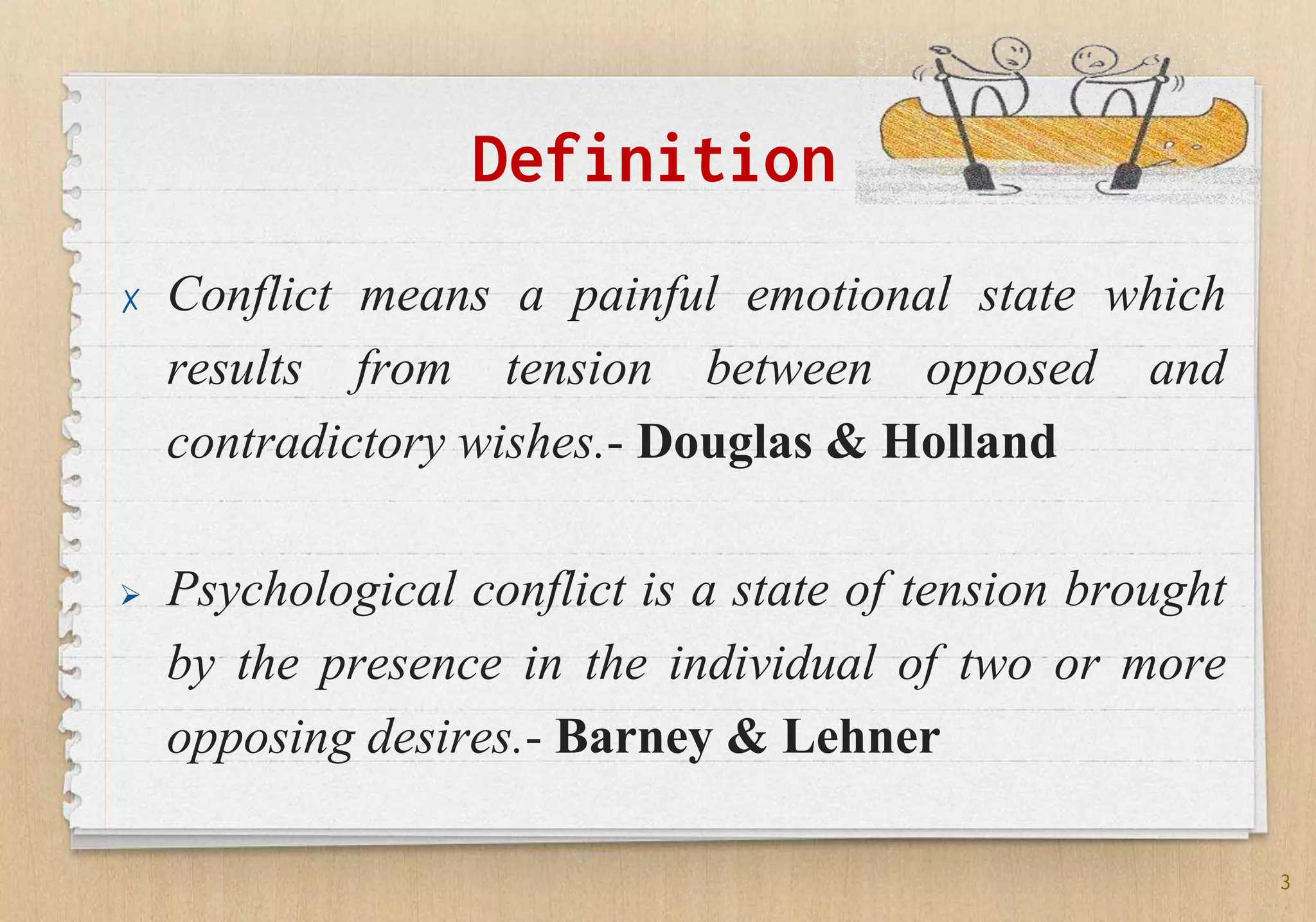 Conflict- Psychology | PPTX