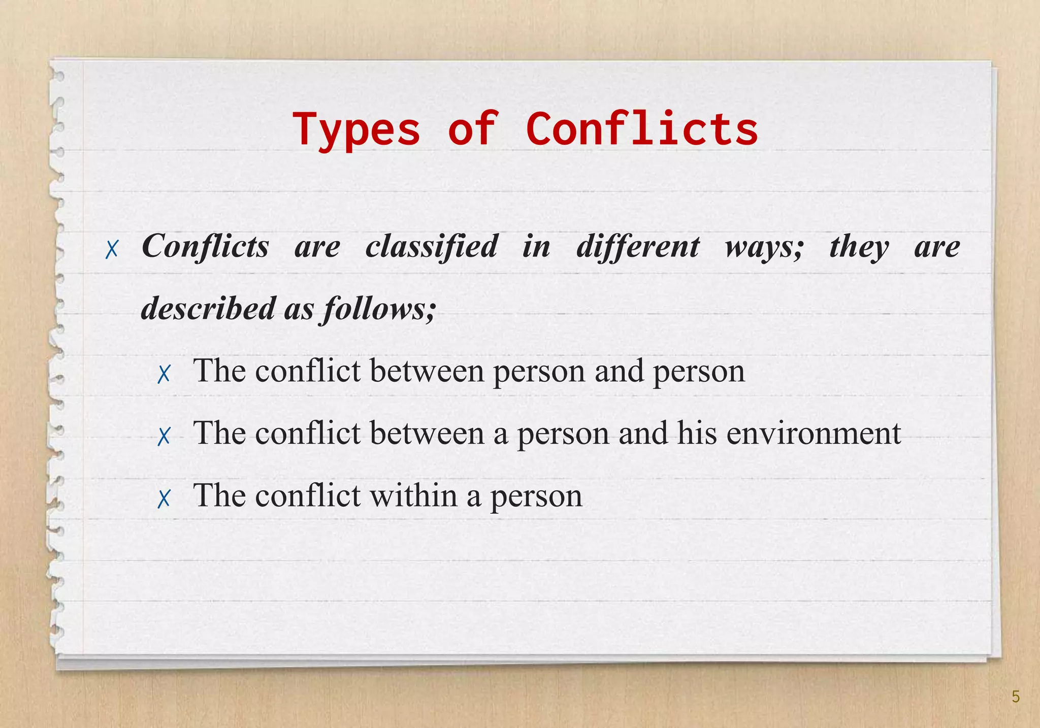 Conflict- Psychology | PPTX