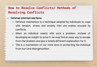 Conflict- Psychology | PPTX