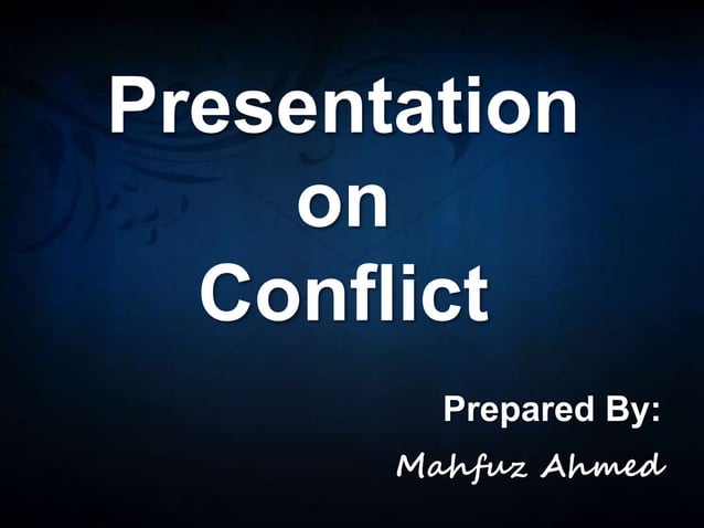 Conflict Management | PPT