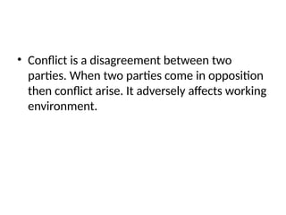 PPT ON CONFLICT AND ITS TYPES AND DIFFERENCES | PPT