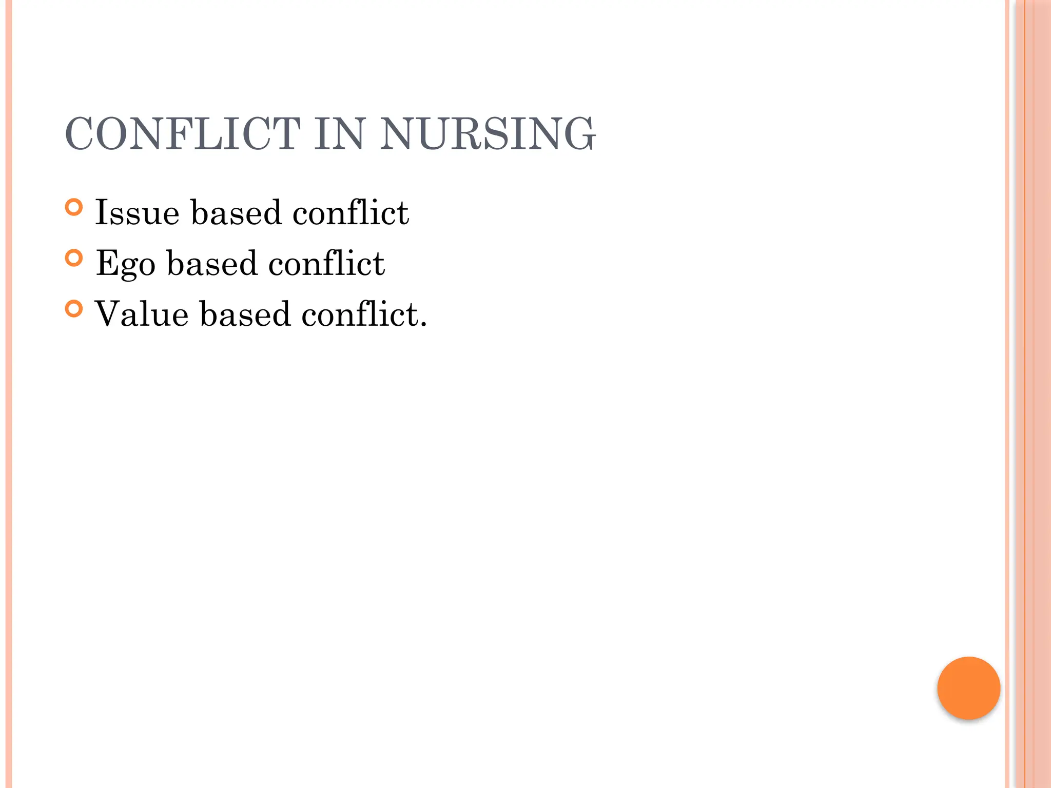 Conflict. PSYCHOLOGY UNIT 2 BSC NURSING. | PPTX