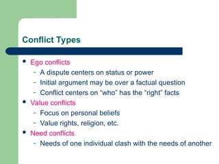 conflict.ppt for any professional students | PPT