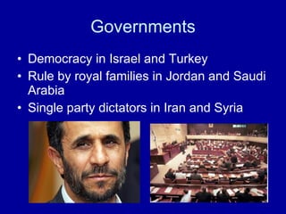 Conflict And Change In The Middle East | PPT