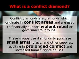 Conflict Diamond Industry In Africa | PPT