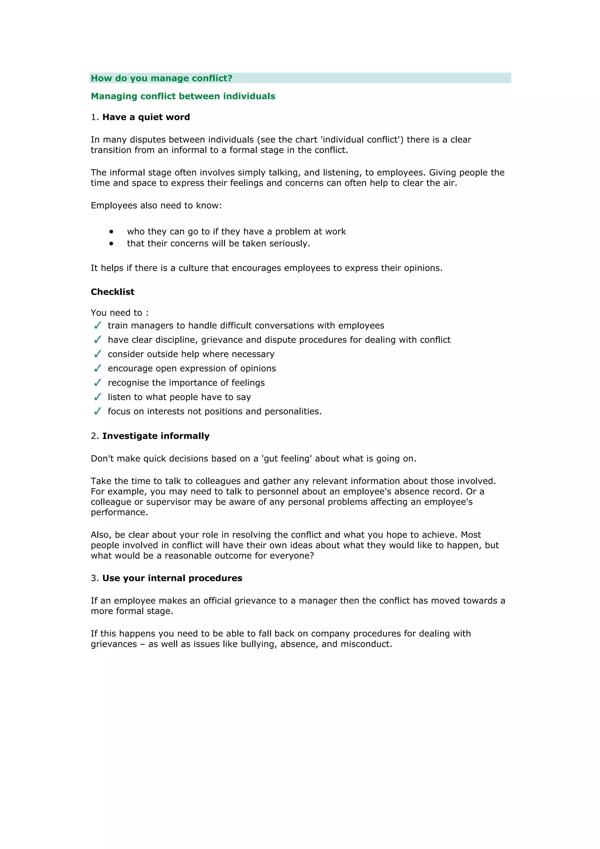 Conflict Handler | PDF