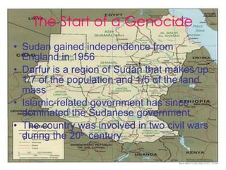Conflict In Darfur | PPT