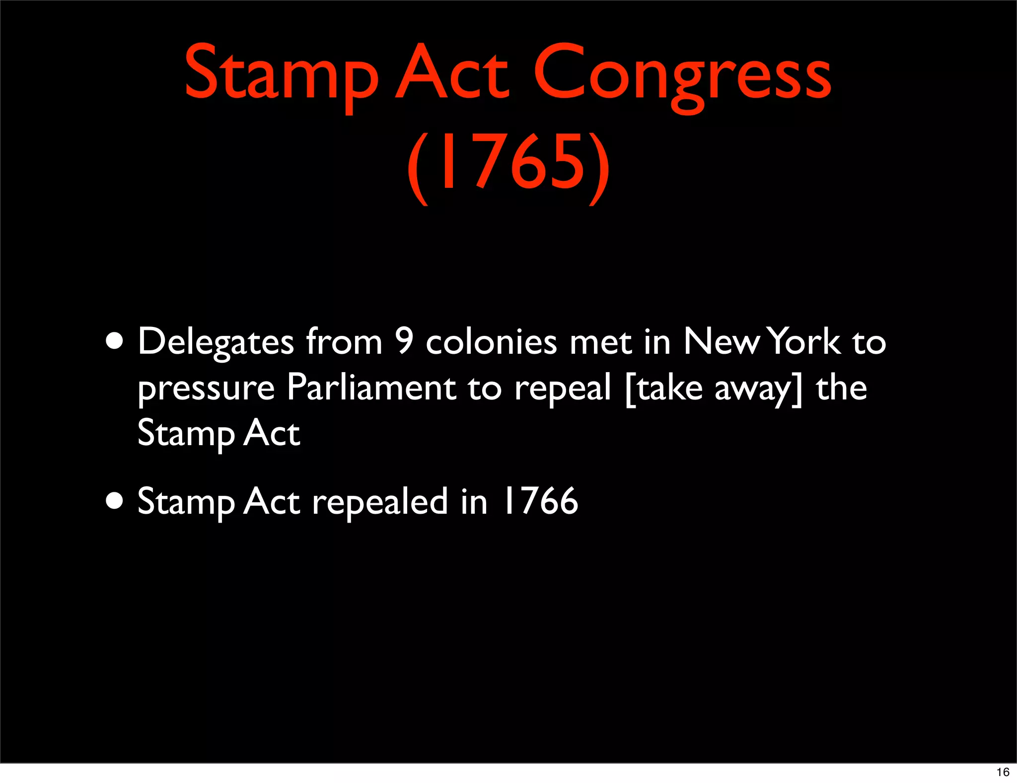 Conflict in the Colonies | PDF